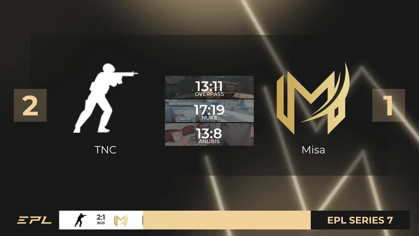 TNC vs. Misa at European Pro League Series 7 Closed Qualifier | HLTV.org