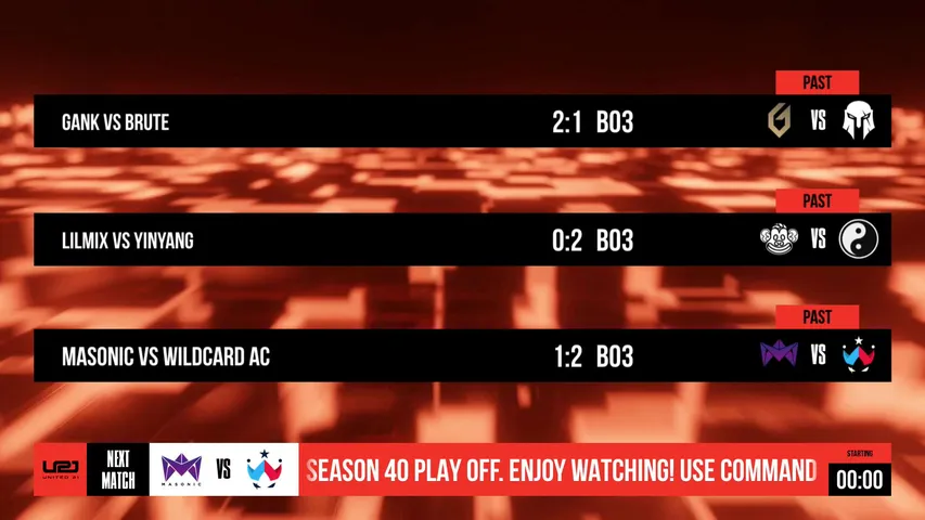 MASONIC vs. Wildcard Academy at United21 League Season 40 | HLTV.org